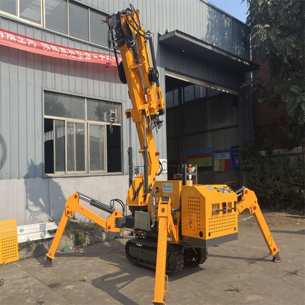 Quality 30% Maximum Gradeability 5 Ton Spider Crane 250 KW Engine Power for Heavy Construction for sale