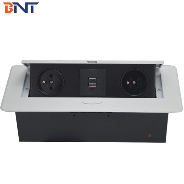 Quality Available Customized Made As Required Desktop Hidden Outlet With USB Charger for sale