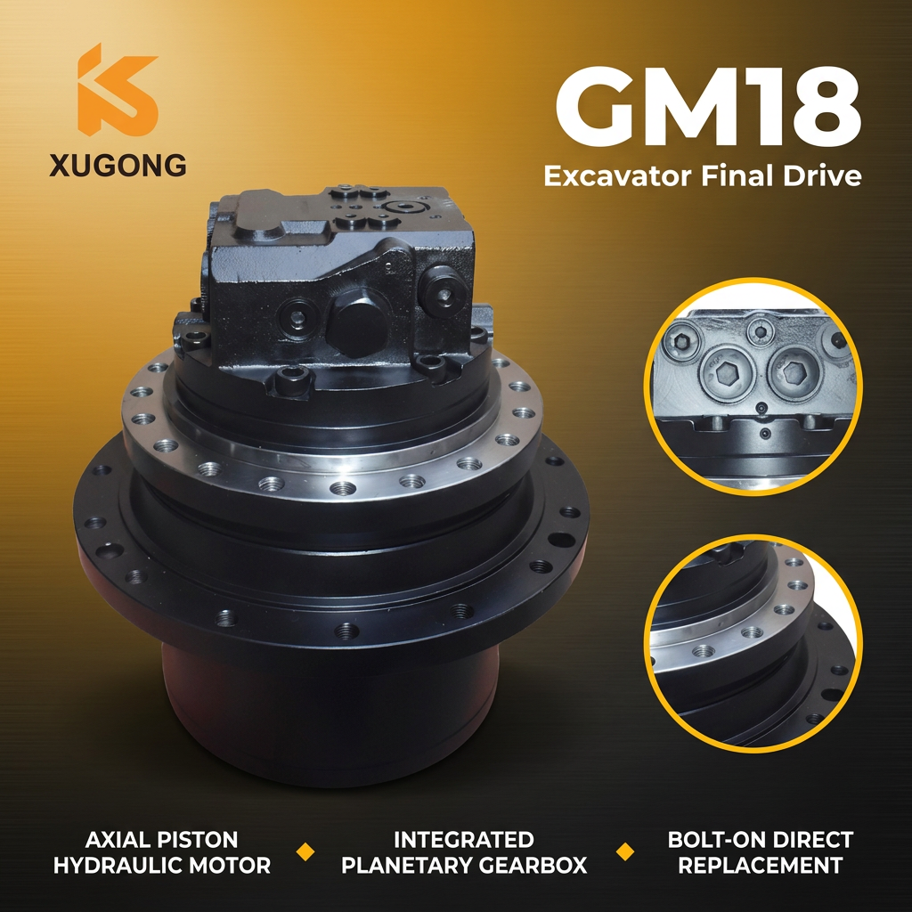 Quality GM18 Excavator Spare Parts Replacement Final Drive for sale