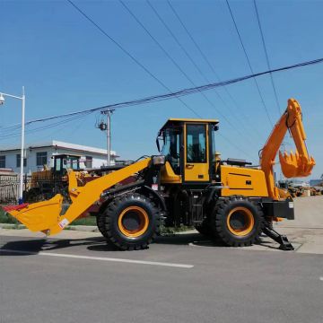 Quality Earth Moving Towable Backhoe Loader Machinery 20-28 4x4 2.5 Ton Tractor End for sale