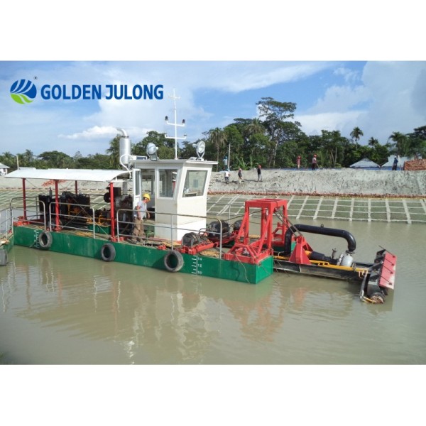 Quality Small Dredging Machine Auger Suction Dredger With High Concentration 500 m3/h for sale