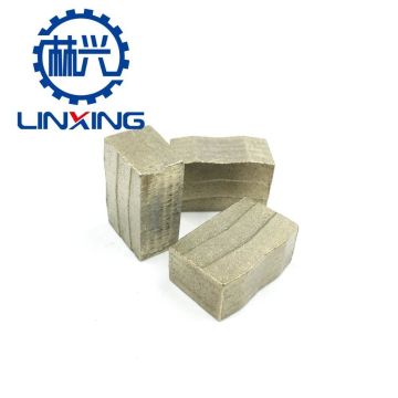Quality LINXING Diamond Segments for Granite Cutting 900mm-4200mm and Taper Segment for sale