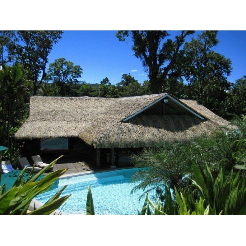 Fireproof Artificial Synthetic Simulation Thatch Roof Tiles for Garden Decorative