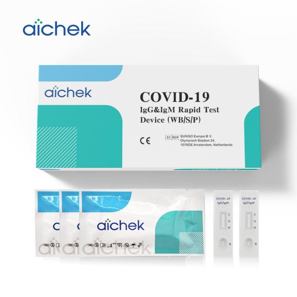 Quality COVID 19 IgM IgG Test Kit Rtk Antibody Test Kit 95% CI Accuracy for sale