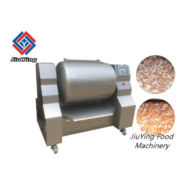 Quality 1~2 Roll Barrels Meat Processing Machine , Vacuum Chicken Tumbler Machine 7500w for sale