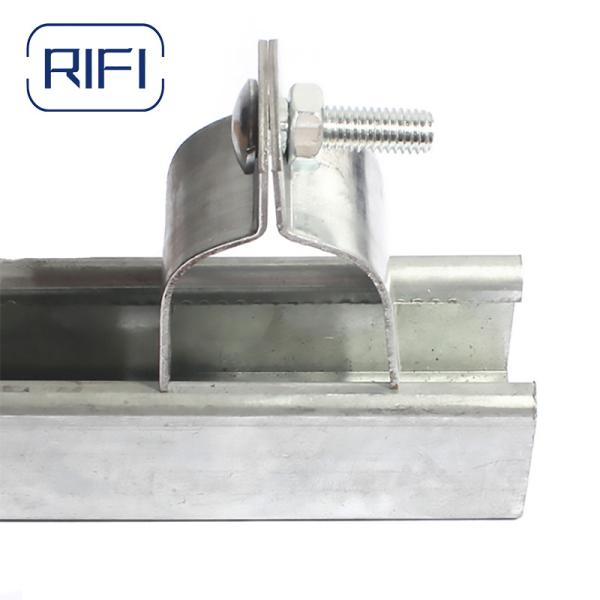 Quality Silver Strut Channel And Fittings with Thickness 0.8mm-3mm for support for sale