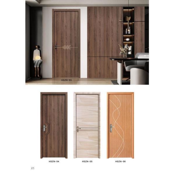 Quality Innovative Residential WPC Laminated Door Various Styles Waterproof for sale