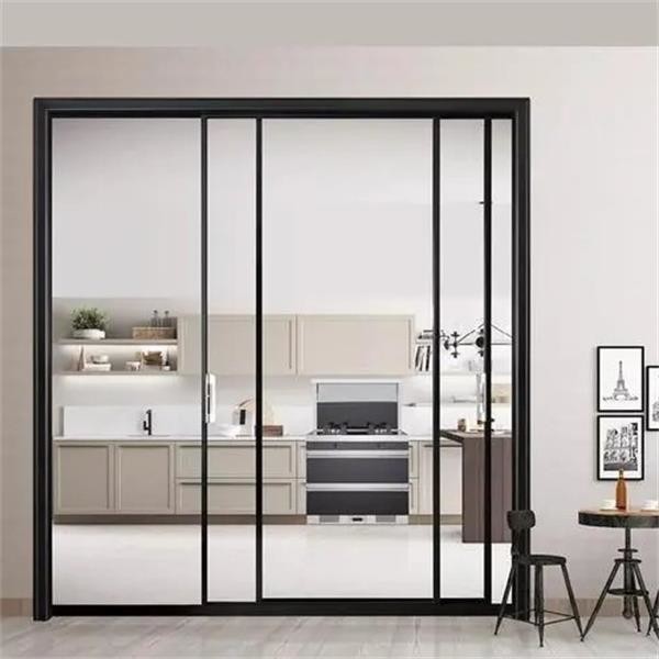 Quality Double Glazed Aluminum Framed Sliding Door For Kitchen Room for sale