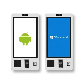 Quality QR Code Scanner Optional 21.5'' Self Service Kiosk With HD Resolution for sale