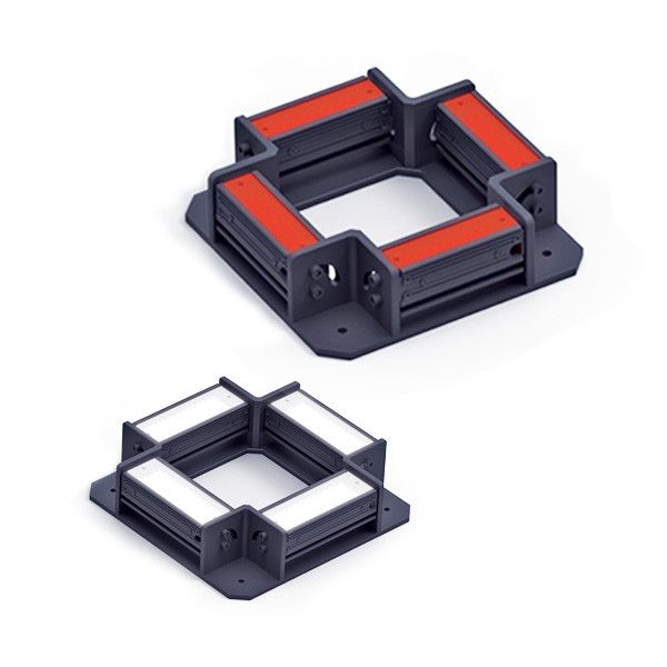 Quality 268mm Length Combined Led Inspection Light Bar 6 Rows 4 Channels for sale