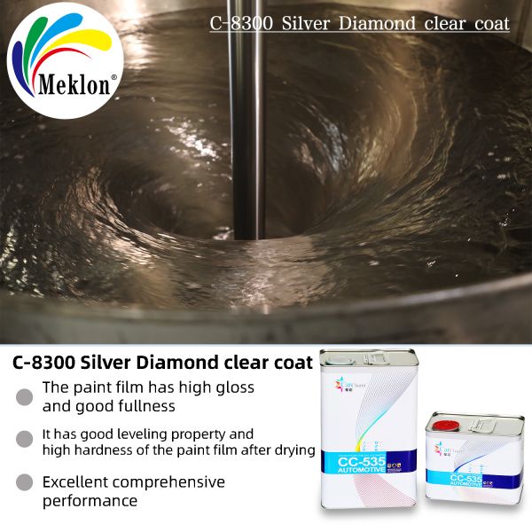 Quality Silver Diamond Car Clear Coat Varnish Anti Abrasion Weather Resistant for sale