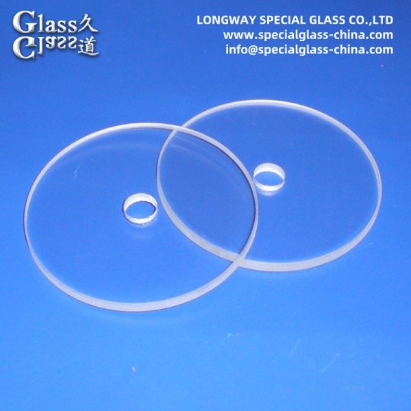Quality Customized Tempered Borosilicate Glass Disc and Sight Glass Transparent for sale