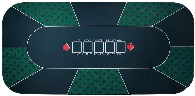 Minglu CPM-002 Professional Sure Sick Rubber  Poker Table mat Top Play Cards Gambling Poker mat