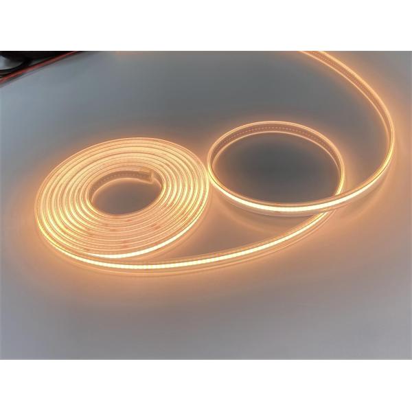 Quality Waterproof Flexible Cob Led Strip IP68 Silicon Solid Extrusion 24V DC for sale