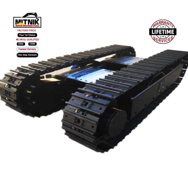Quality 6Tons Steel Track Frame Complete Chassis for Retail Applications in Heavy Machinery for sale