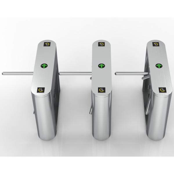 Quality 220V Access Control Turnstile Gate , High Speed Passage Tripod Security Gates for sale