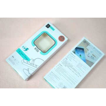 Quality Spot UV / Lamination Data Cable Packaging Box Foldable Packaging Box With Tray for sale