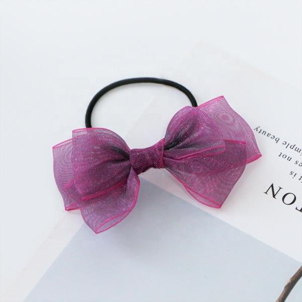 Quality Curtain Knot Occasion Small and Customize Size Organza Ribbon Bow with Handmade Desig for sale