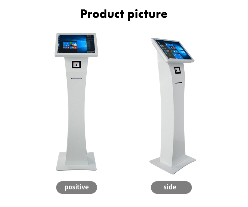15.6 Inch AIO Touch Screen Kiosk With QR Code Scanner And Thermal ...
