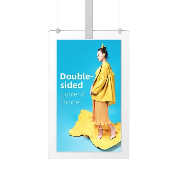 Quality 700 Nits Hanging Window Digital Screen Double Side Multifunctional for sale