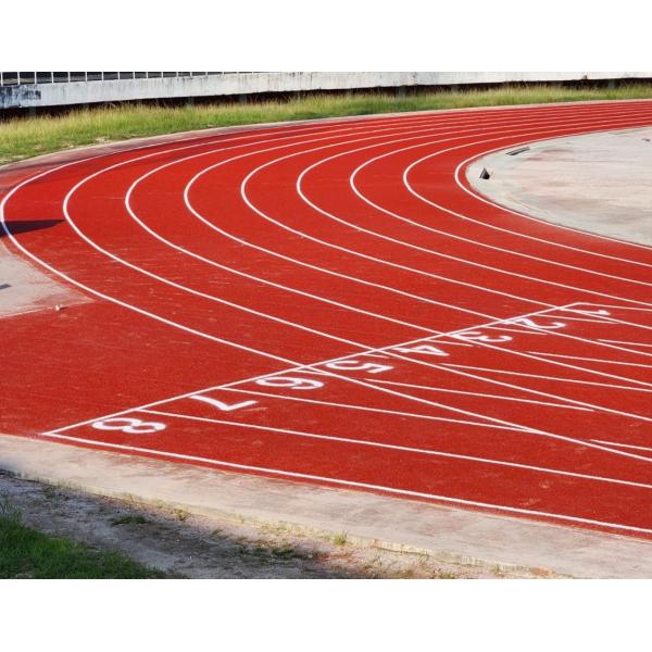 Quality Red Semi Prefabricate Running Track Weather Resistance for sale