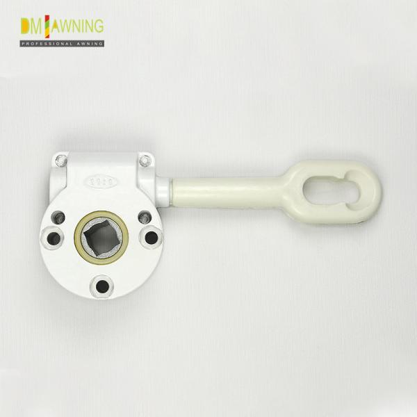 Quality Chinese Aluminium Gear Box White Retractable Awning Gearbox Hardware for sale
