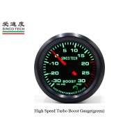 Quality 6341 52mm Digital Boost Gauge , Green Boost Gauge Boost Sensor Signal for sale
