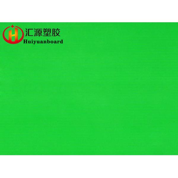 Quality Impact Resistant Green PP Corrugated Plastic Sheets Waterproof for sale