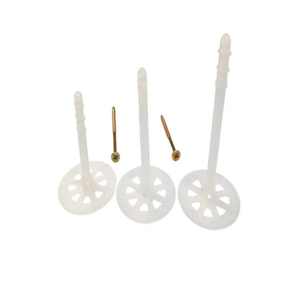 Quality White Plastic Insulation Anchor With Corrosion Resistance 50mm Head Diameter For for sale