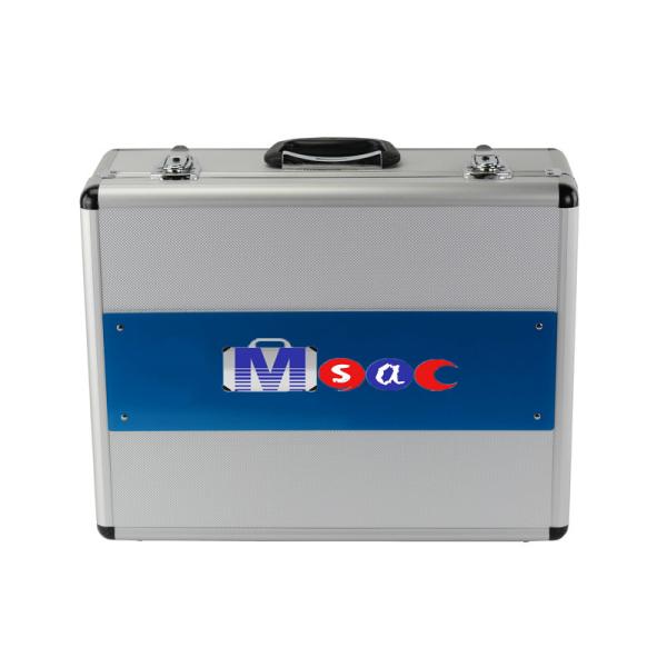 Quality OEM/ODM Wholesale Silver Aluminum Carrying Cases With Custom Made Die Cut Foam for sale