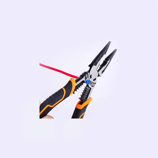 Quality 8 Inch 220mm Long Nose Multifunctional Pliers Stripper Terminal Crimping Diagonal Cutting for sale
