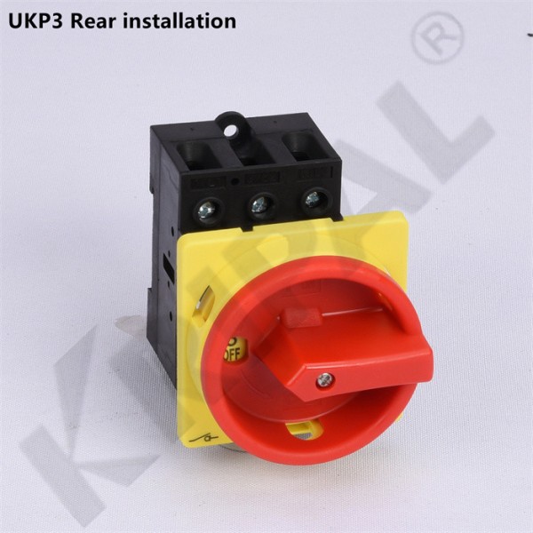 Quality IEC Standard 50A 3P IP65 Electric Waterproof Isolator Switch 230-440V for sale