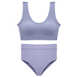 Quality Seamless Plus Size Bra Sets Breathable Full Brief Underwear Sets for sale