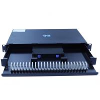 Quality 48 Core Fiber Optic Patch Panel Drawer Type 1U for sale