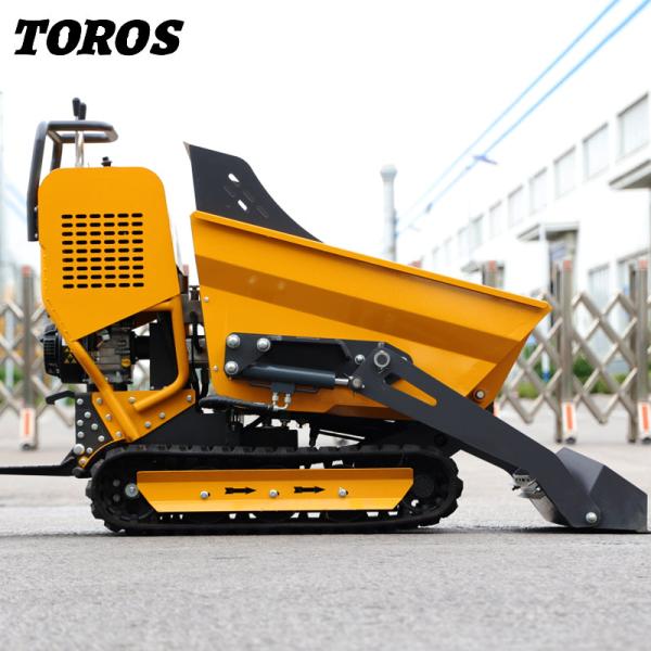 Quality 500-800KG Mini Self Loading Dumper Small Tracked Dumper Simple Operation for sale