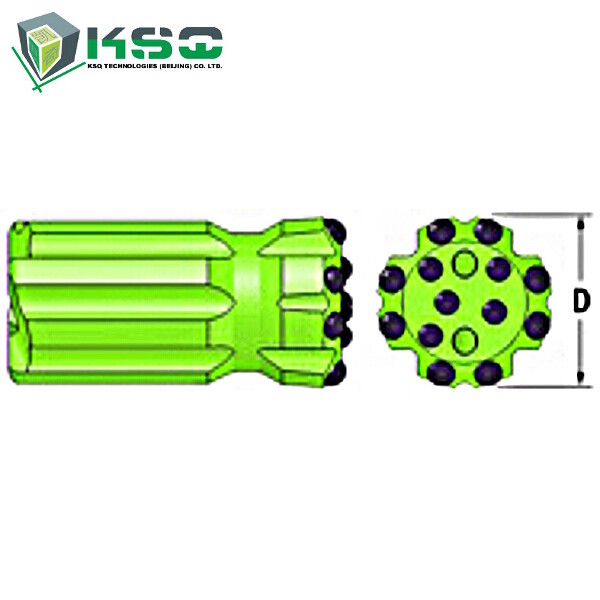 Quality ST58 Hardened Steel Drill Bits Diameter 89mm - 115mm Retractable Button Drill for sale
