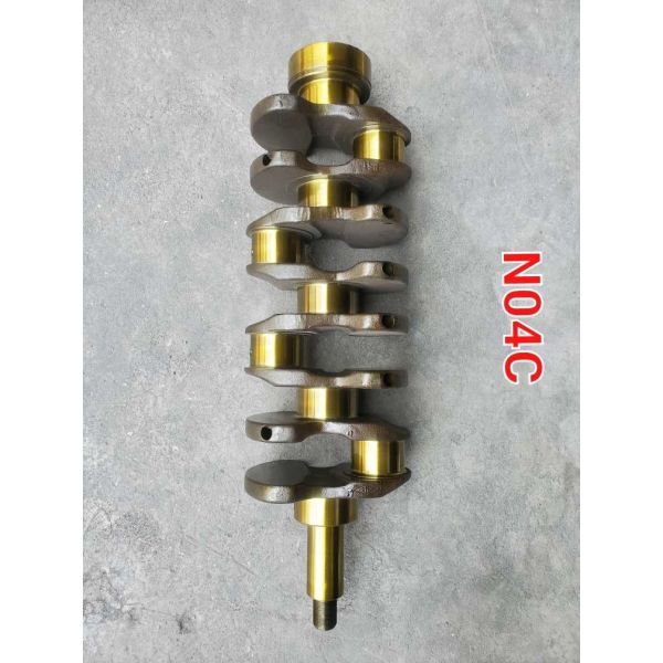 Quality 13411-E0071 Engineering Machinery Hino Engine Crankshaft N04C Casting Material for sale