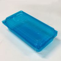 Quality 36 Years Experience Blue PET Plastic Container Clamshell Blister Packaging for for sale