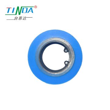 Quality Customization Rubber Roller Wheel Smooth Surface Rubber Guide Wheels for sale