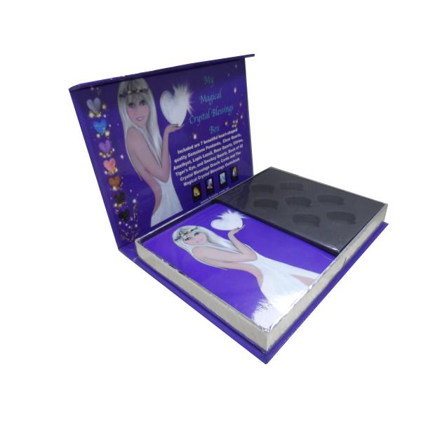 Quality Magnetic Folding Cardboard Gift Boxes PDF Glossy Lamination Large Handmade for sale
