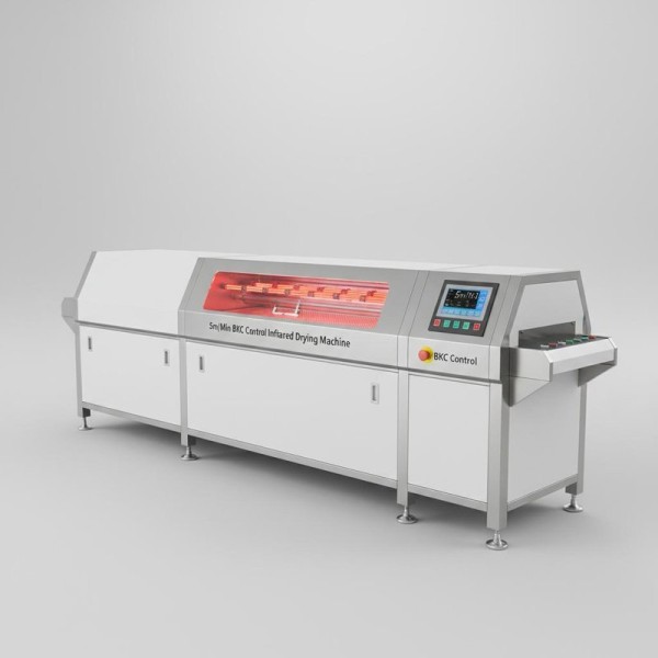 Quality 5m/Min BKC Control Stainless Steel Infrared Drying Machine Computer White for sale