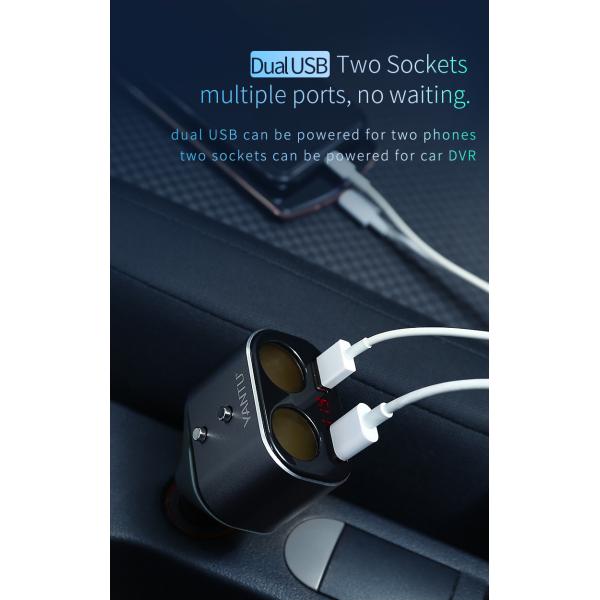 Quality YANTU L01 Fast Car Charger for Phone iPhone and Mobile USB Connection Type-C for sale