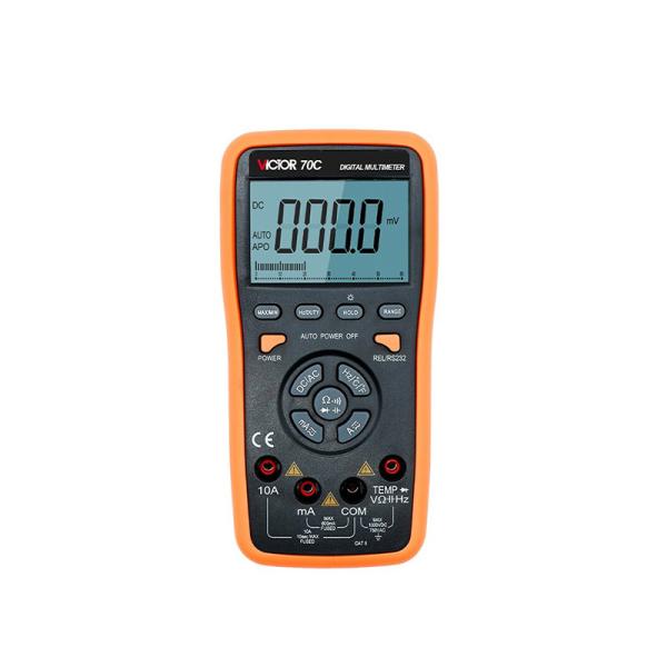 Quality VICTOR 70C Usb Multimeter Tester 5999 Counts With Temperature 60MΩ Capacitance for sale