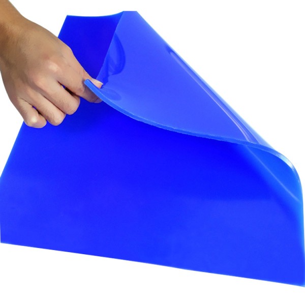 Quality Blue Reusable Washable ESD Silicon Sticky Mat For Clean Rooms 3mm 5mm for sale