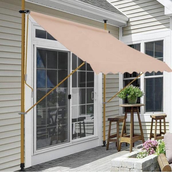 Quality Retractable Aluminum Alloy Awning for Balcony Patio 3*1.2m Waterproof Polyester Fabric for sale