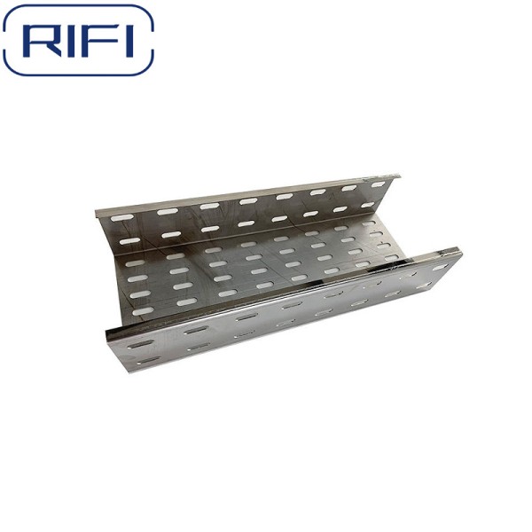 Quality Hot-dip Galvanizing Electrical Cable Tray Height 50-200mm Fire Resistance for sale