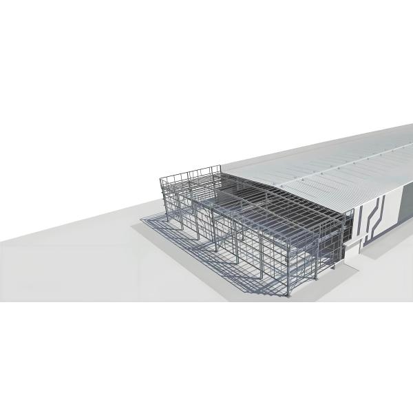 Quality Customized Prefabricated Metal Warehouse Steel Construction Warehouse Rustproof for sale
