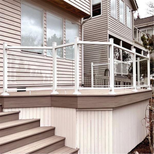 Quality Aluminum Railing for Customer Requirements Customizable Horizontal Slat Fence for Pool and Yard for sale