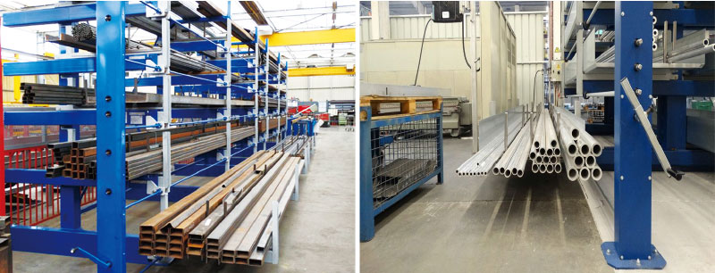 Manual Telescopic Cantilever Rack