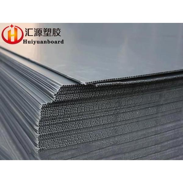 Quality Super Light Custom Size Grey PP Corrugated Plastic Sheets Fireproof for sale